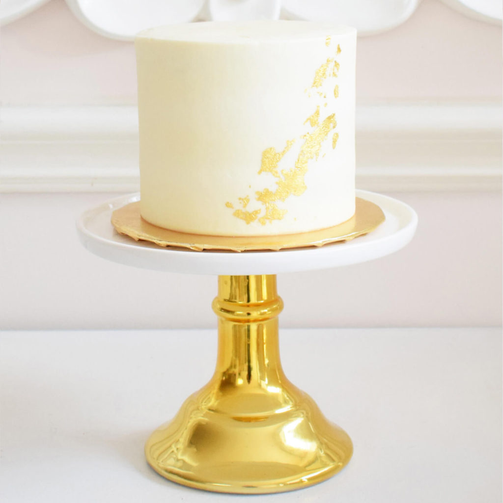 24K Gold Cake: White | Baby Bea's Bakeshop